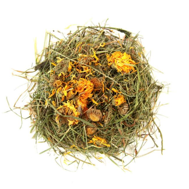 Hay for Rabbits | With Dandelions and Marigolds | Natures Own
