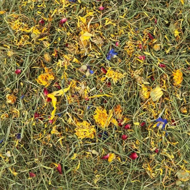 Hay for Rabbits | With Added Dried Flowers |100% Natural