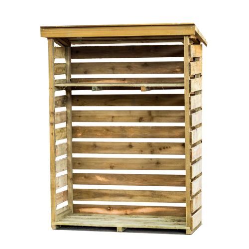 Logs Direct Logstore - Prebuilt or Flatpack Logstore for Firewood