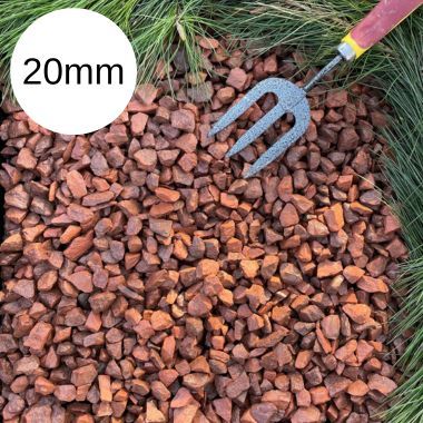 Red Granite Gravel | 20mm | 800kg Bulk Bag