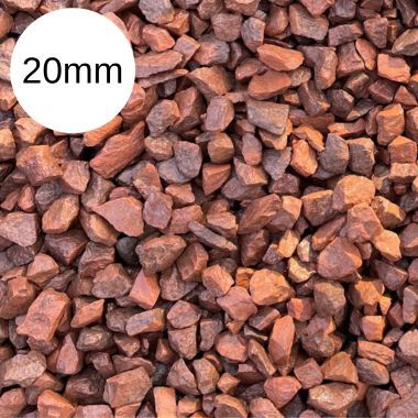 Red Granite Gravel | 20mm | 800kg Bulk Bag