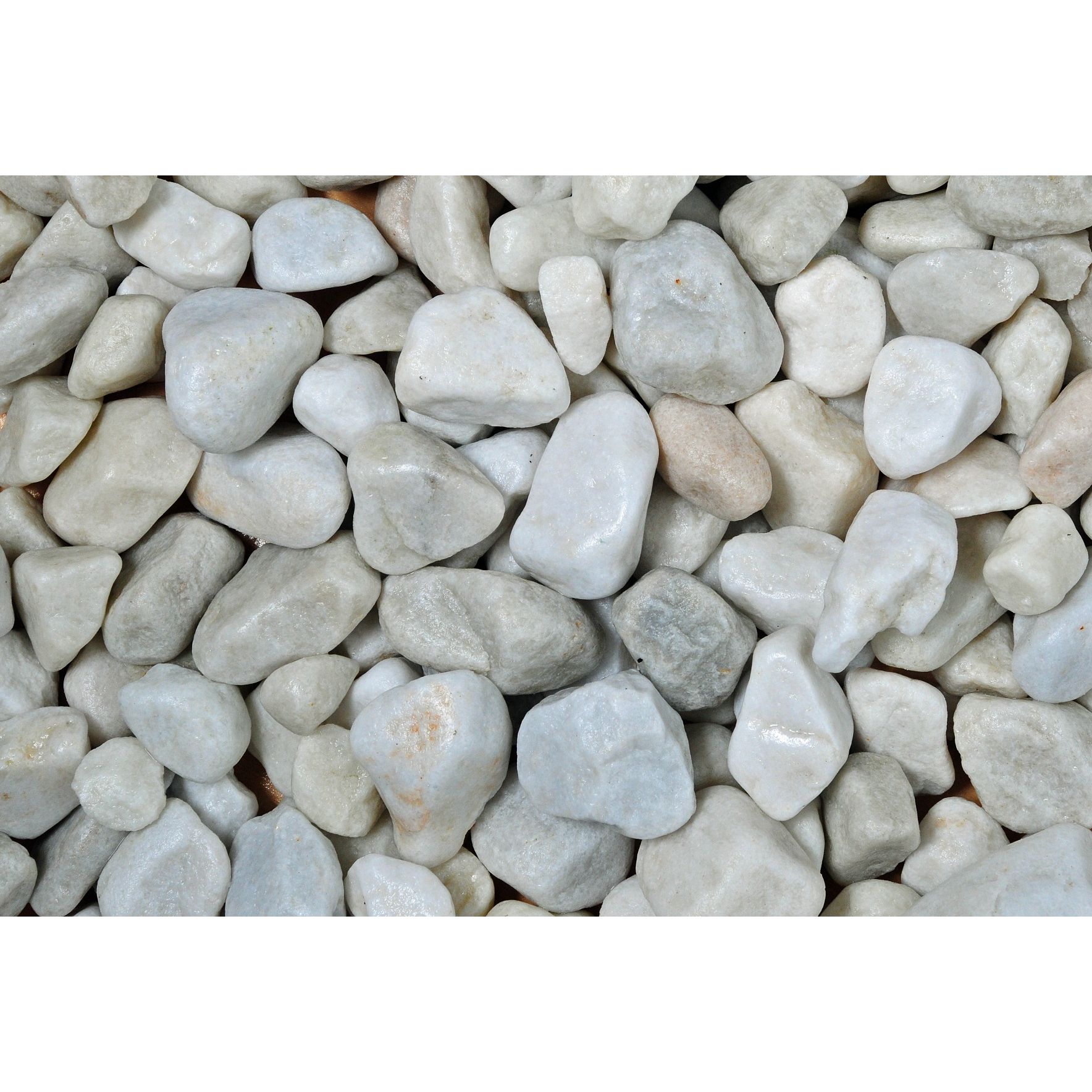 White Marble Pebbles | 20-40mm | 800kg Bulk Bag