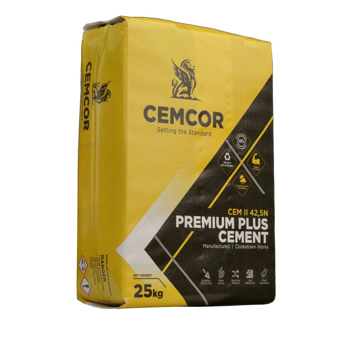 Cemcor High Strength 42.5N Cement - 25kg Bag