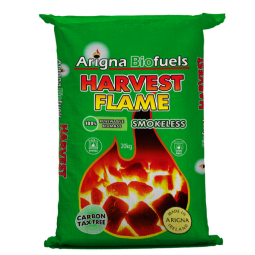 Harvest Flame 20kg Smokeless Coal | Sustainable Fuel