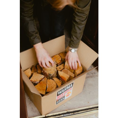 23L Log Box Kiln Dried Hardwood Silver Birch Firewood