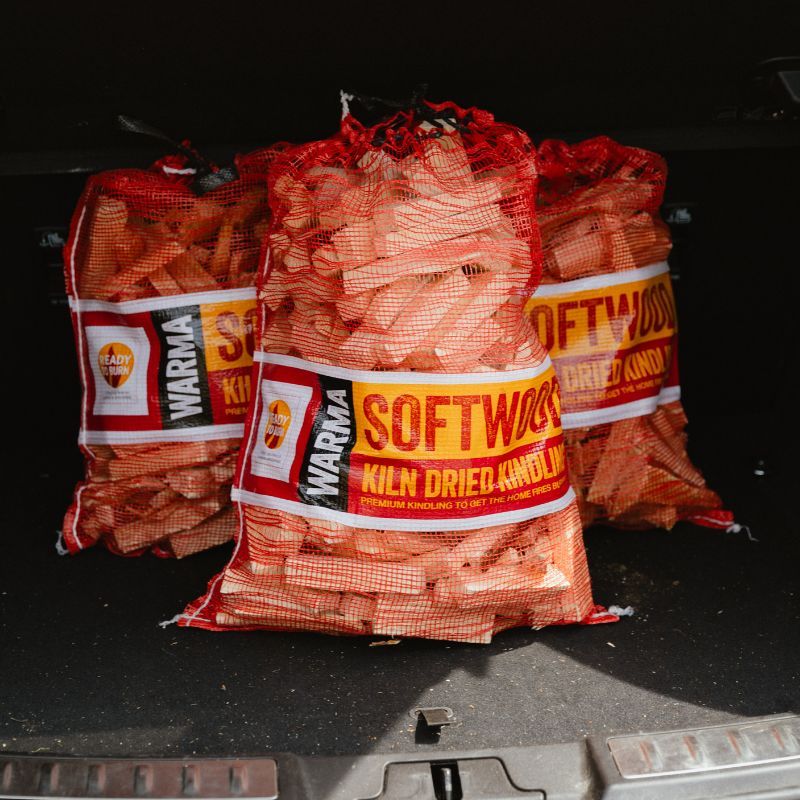 Kindling in Net Bags | 3 Bag Deal | Kiln Dried Kindling