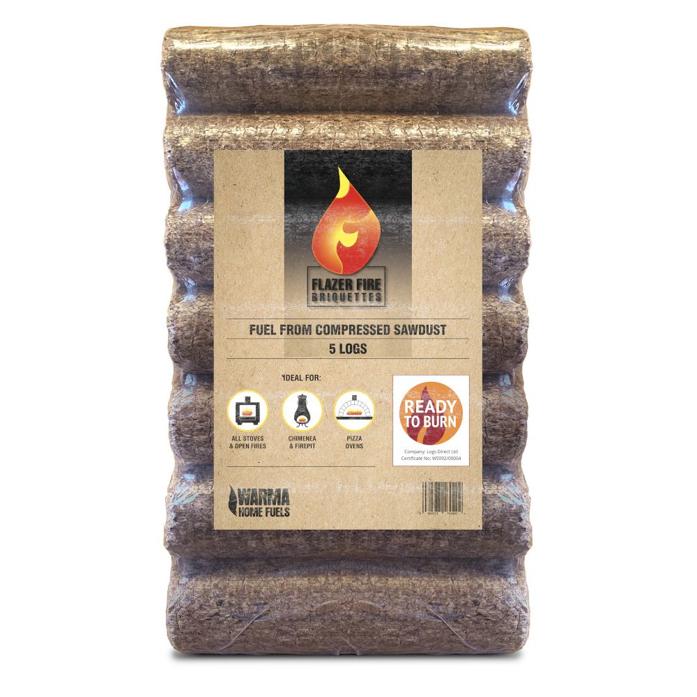 Eco Wood Briquettes | Flazer by Warma | 2 Pack Deal