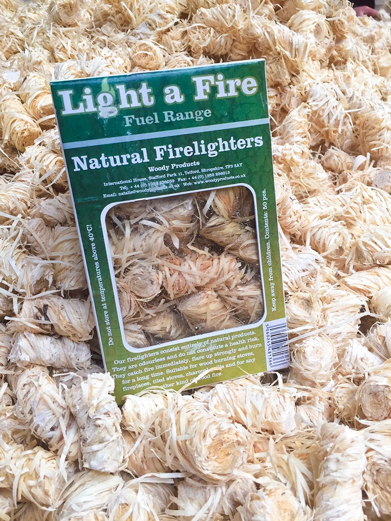 Wood Wool Eco Firelighters: Completely Natural Ingredients